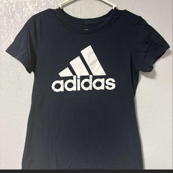 adidas | Tops | Adidas Navy Blue Tshirt | Poshmark